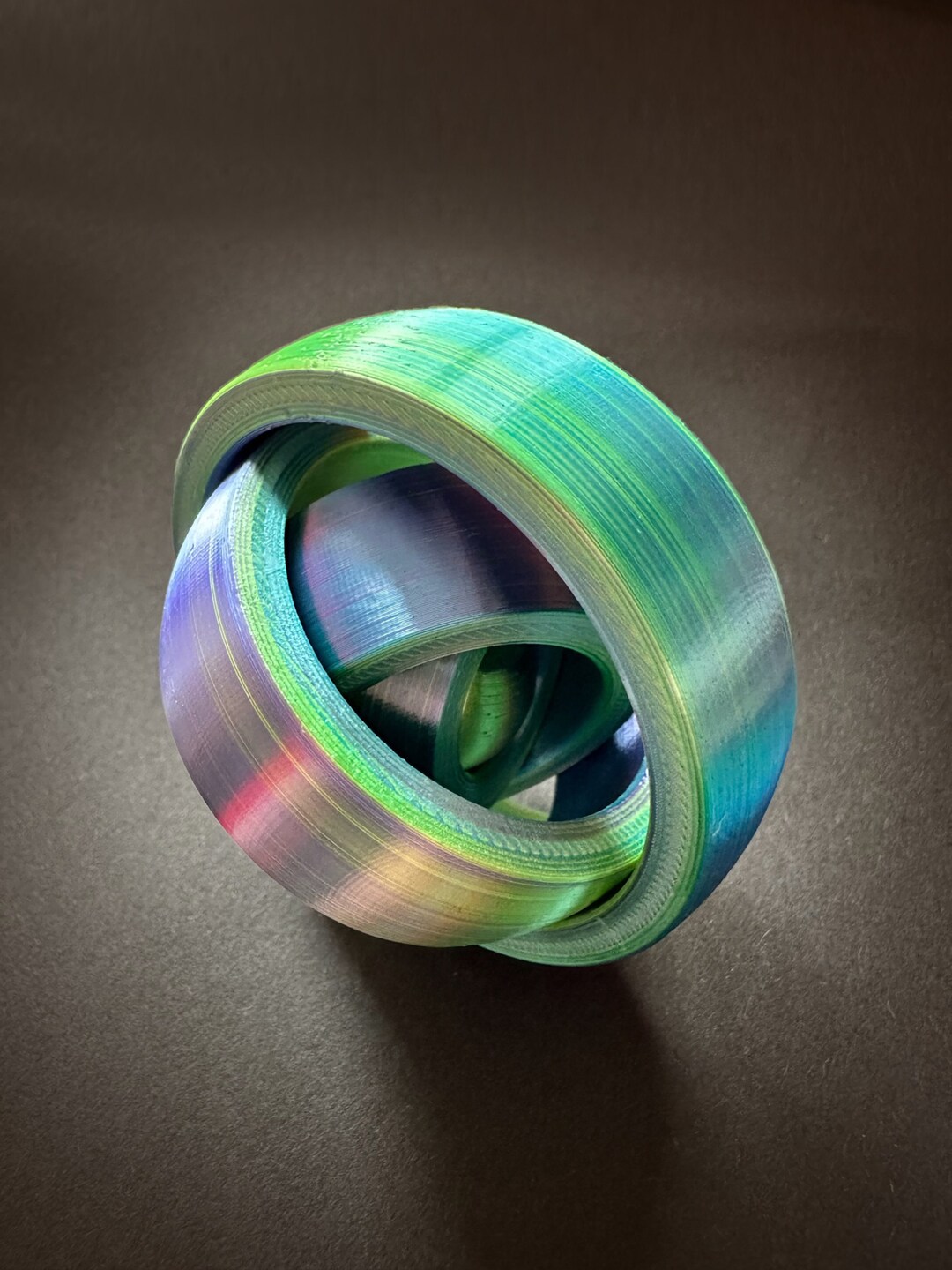 3D Printed Gyroscopic Fidget Spinner Toy - Etsy UK