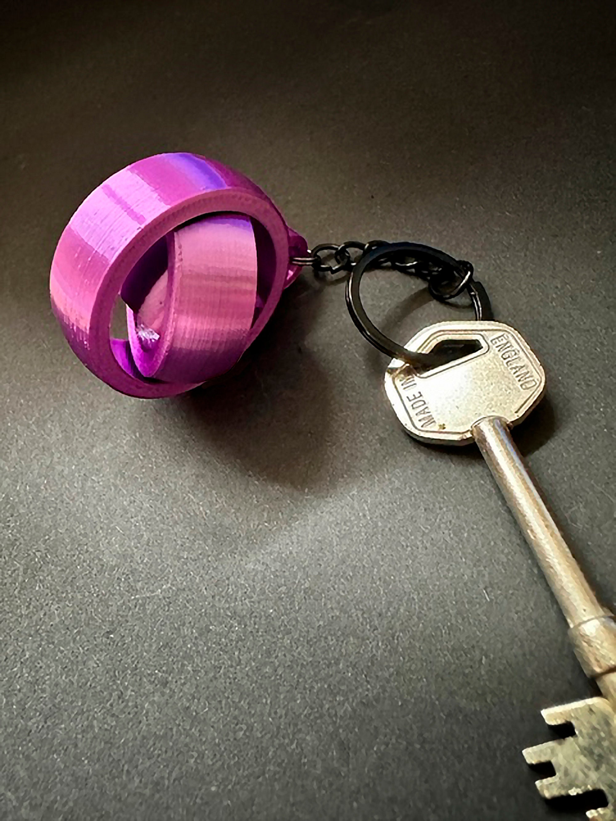 3D Printed Gyroscopic Fidget Spinner Keyring - Etsy