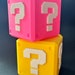3D Printed Mario Question Mark Storage Cube - Etsy