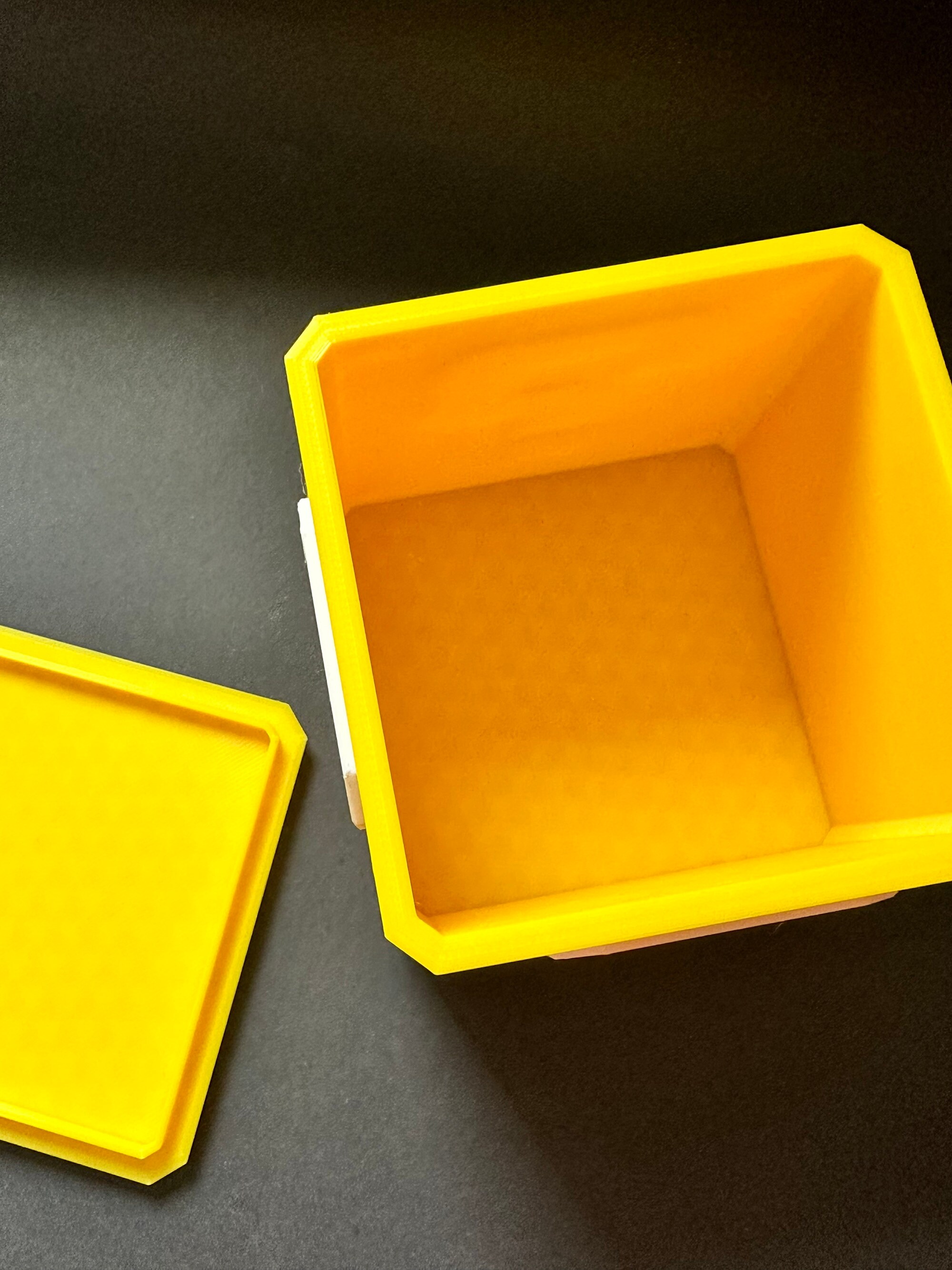 3D Printed Mario Question Mark Storage Cube - Etsy