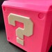 3D Printed Mario Question Mark Storage Cube - Etsy