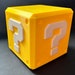 3D Printed Mario Question Mark Storage Cube - Etsy
