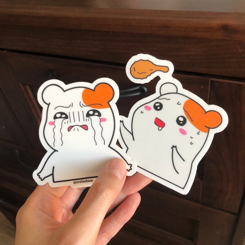 Ebichu Anime Hamster Meme Vinyl Waterproof 3 Inch - Etsy
