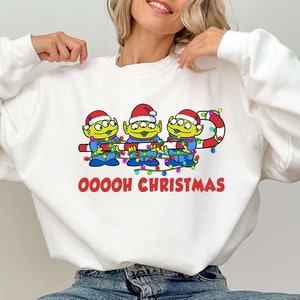 Disney Toy Story Alien Christmas Lights T-shirt , Alien Ooooh Christmas ...