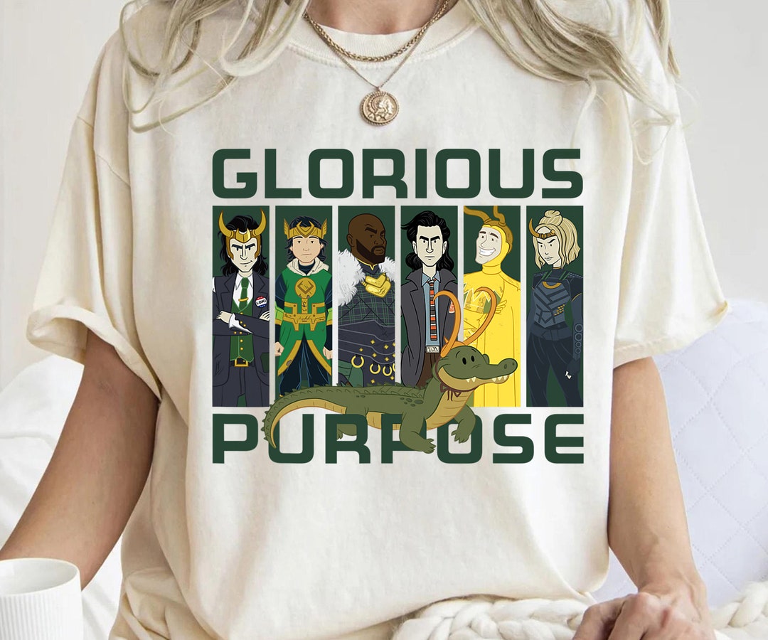 Marvel Loki Variants Alligator Loki Glorious Purpose T-shirt, MCU Fan ...