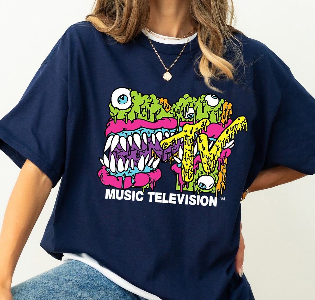 MTV Classic Logo Monster Design Shirt, MTV Logo Shirt, Matching ...