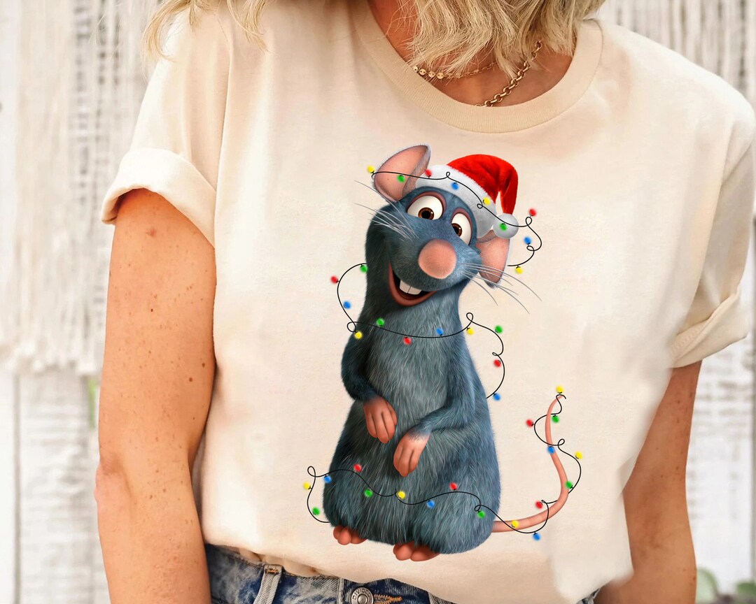 Disney Ratatouille Remy Christmas Lights Shirt Remy Mouse - Etsy