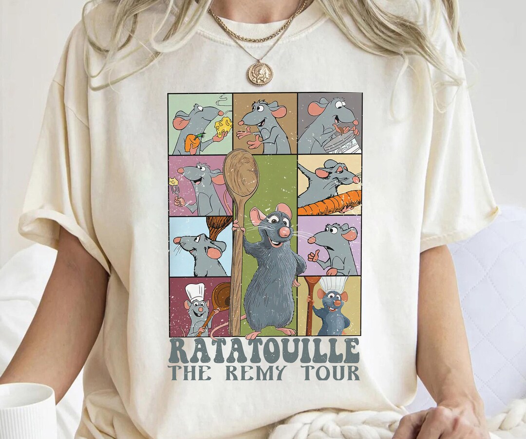 Disney Pixar Ratatouille the Remy Tour Shirt, Disney Remy Mouse Chef ...