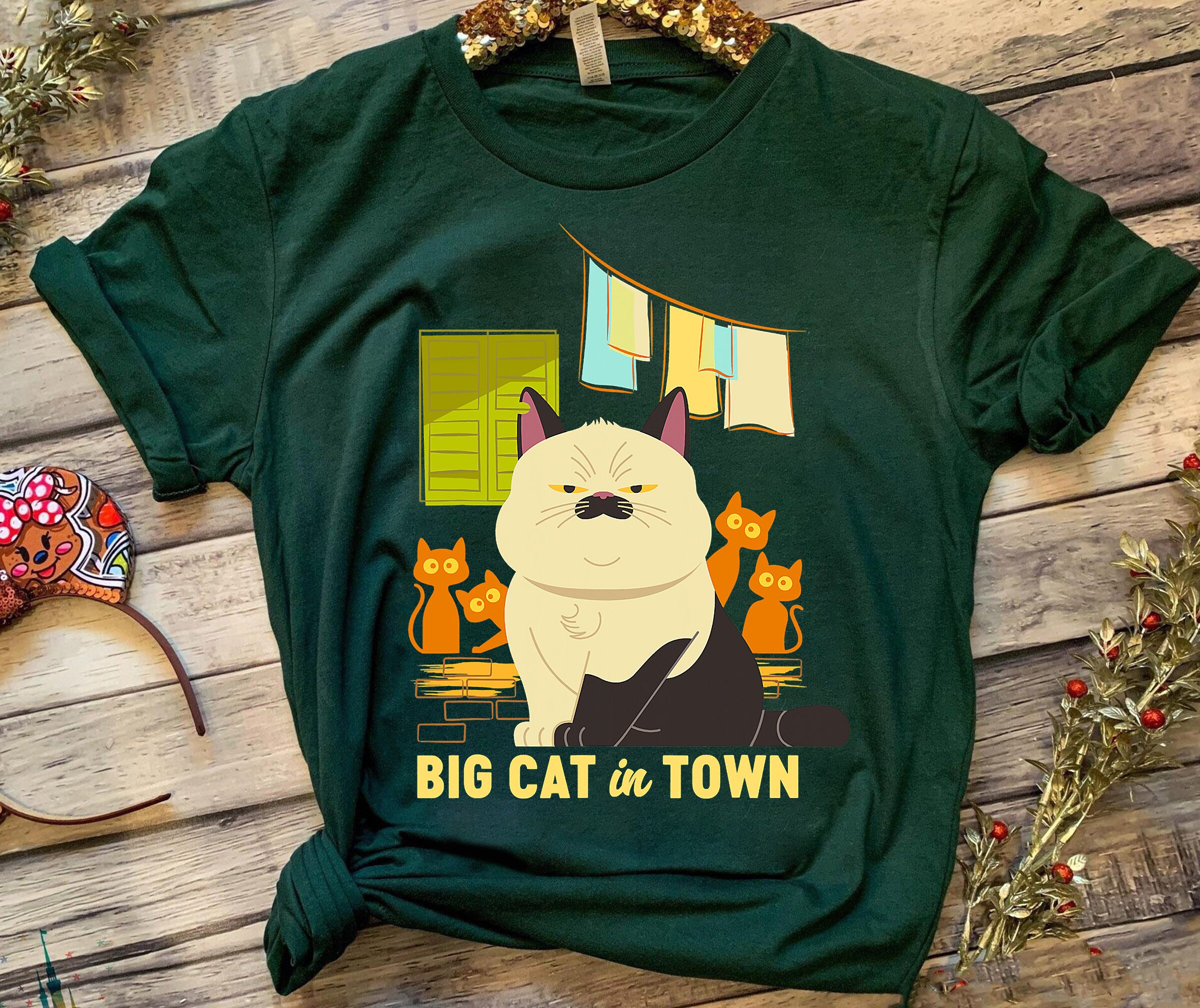 Disney and Pixars Luca Machiavelli Big Cat in Town T-shirt - Etsy