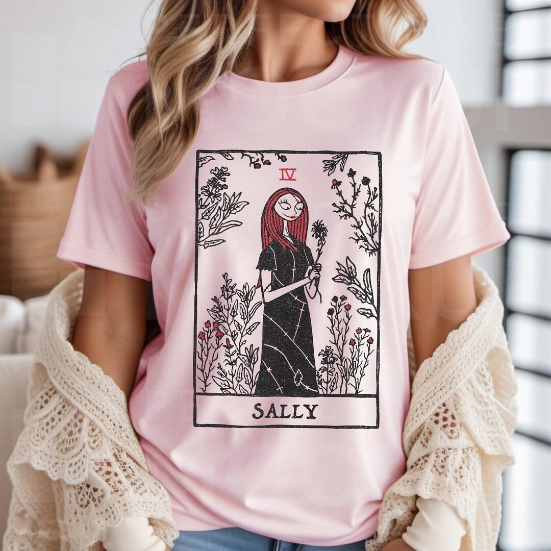 Disney the Nightmare Before Christmas Sally Tarot Card T-shirt ...