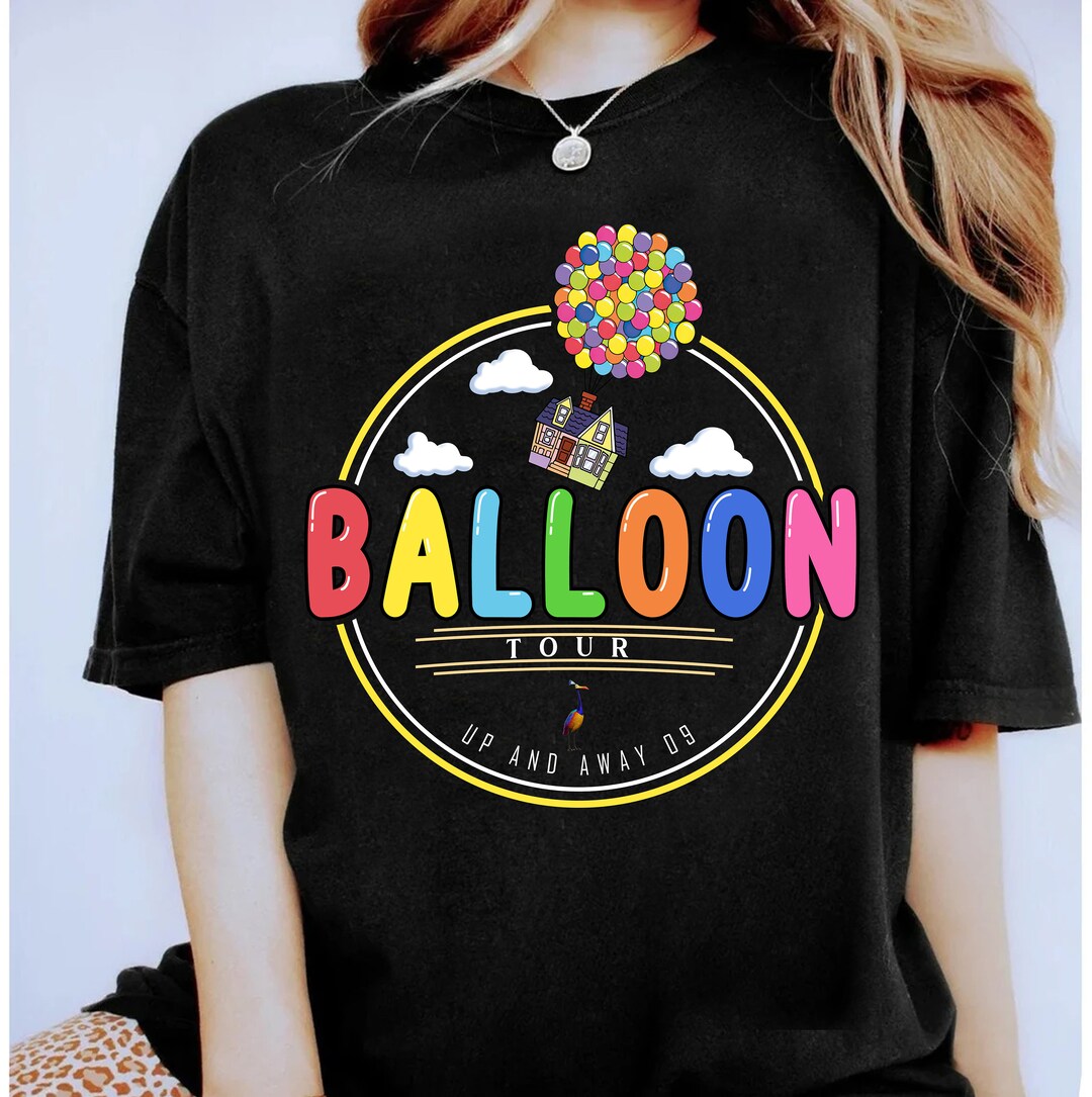 Disney Pixar up Movie Kevin Balloon Tour Paradise Falls T-shirt, Magic ...