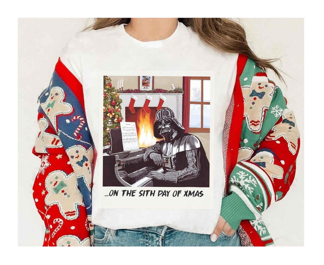 Star Wars Darth Vader Sith Day of Christmas Holiday Shirt, Galaxy's ...