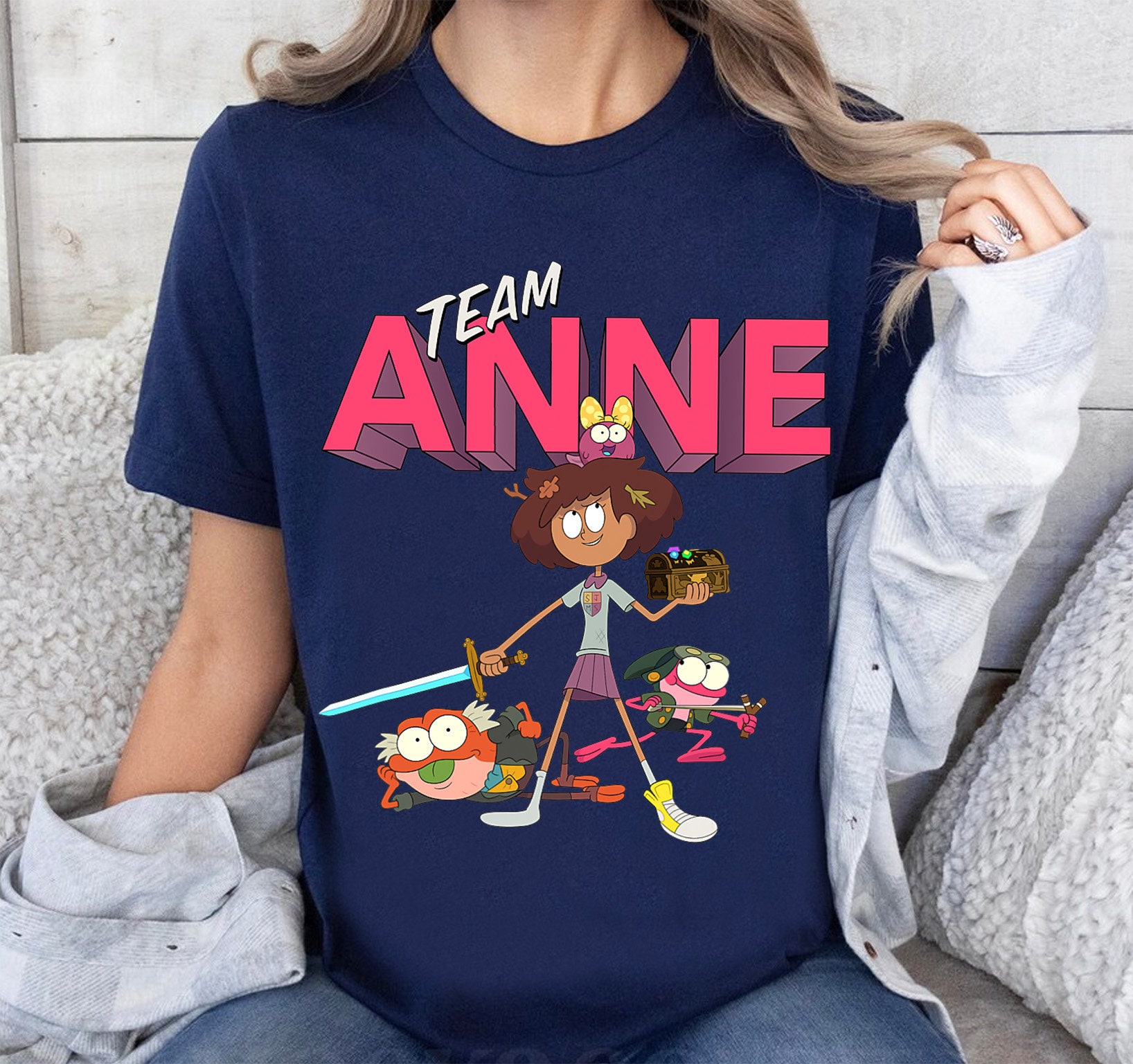 Disney Channel Amphibia Team Anne T-shirt, Disneyland Family Vacation ...