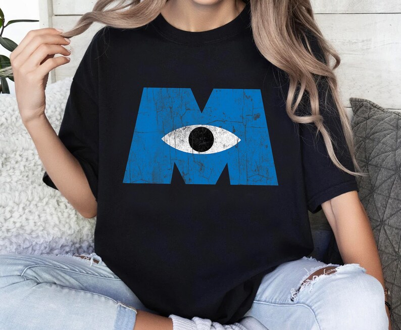 Disney Monsters Inc. Eye Logo Graphic T-shirt, Disneyland Family ...