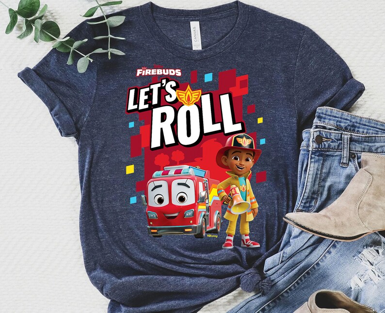 Disney Junior Firebuds Bo and Flash Fire Truck Lets Roll - Etsy