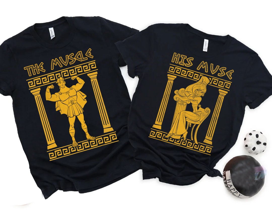 Disney Hercules Her Muscle His Muse Shirt, Disney Couples Valentine ...