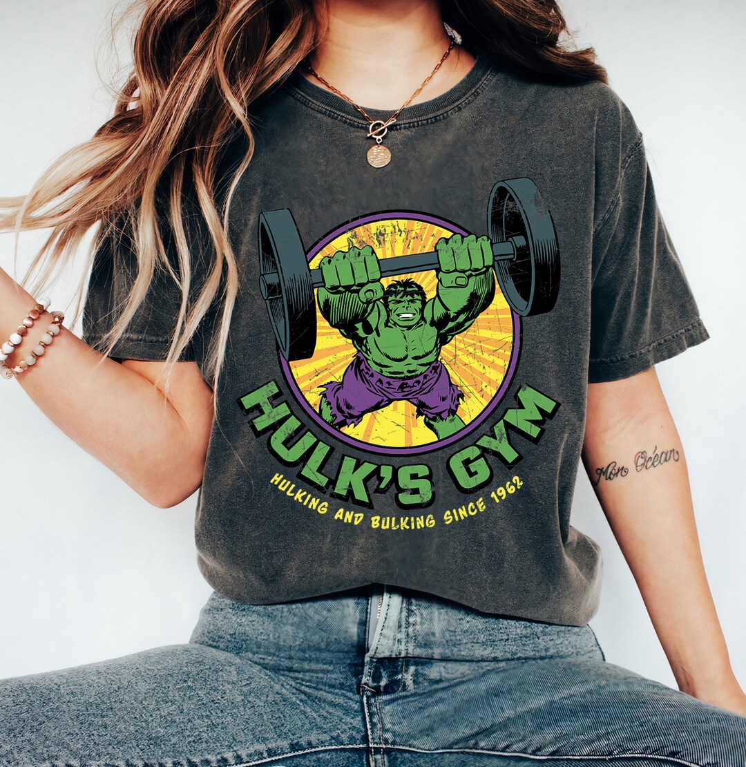 Marvel Hulk's Gym T-shirt, Marvel Incredible Hulk Shirt, Marvel Comics ...