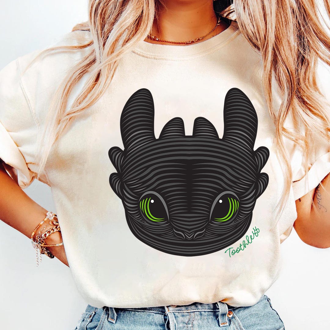 How to Train Your Dragon 3 Hidden World Toothless T-shirt, Disneyland ...