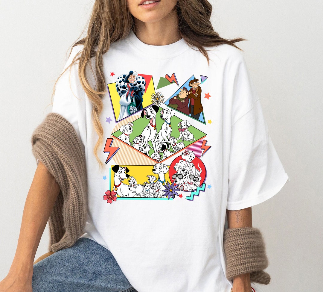 Retro 101 Dalmatians Characters Group, Disney Rolly Lucky Pongo Dog ...