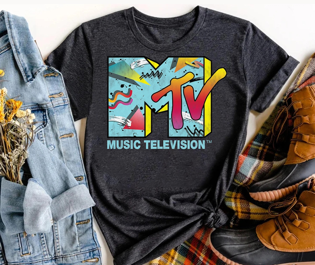 Classic MTV Logo 80s Print Design Shirt MTV Logo Shirt - Etsy