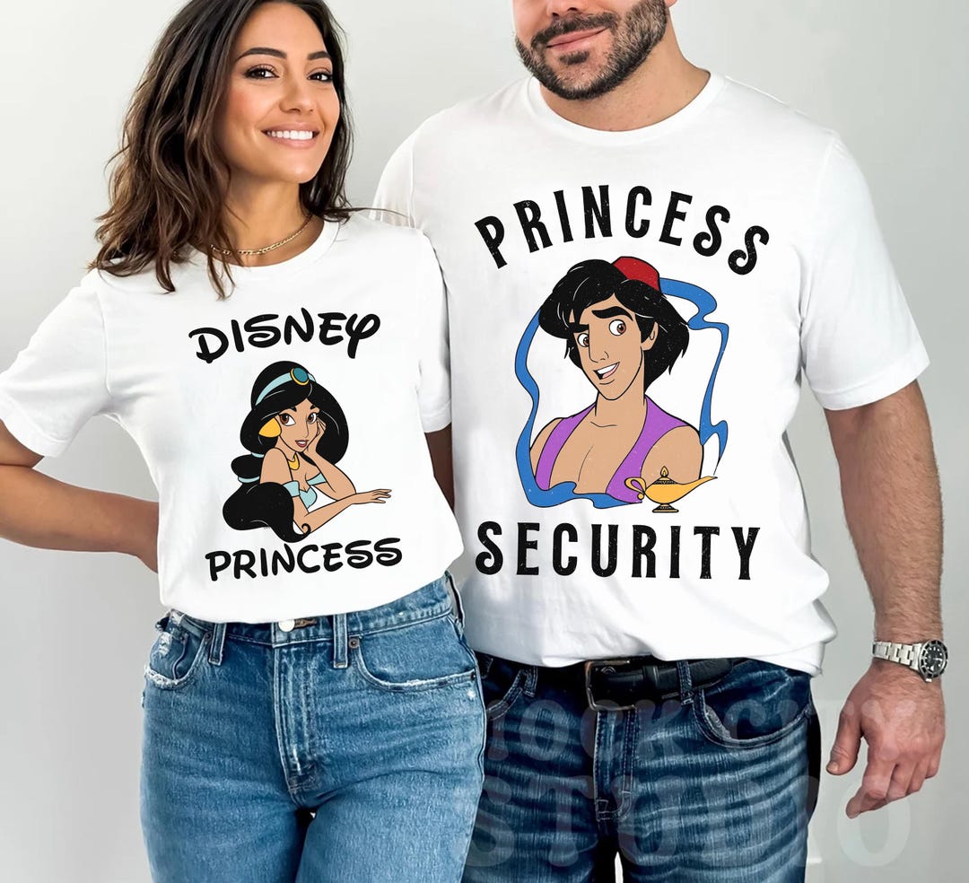 Disney Princess Security T-shirt, Disney Aladdin Jasmine Shirt, Disney ...