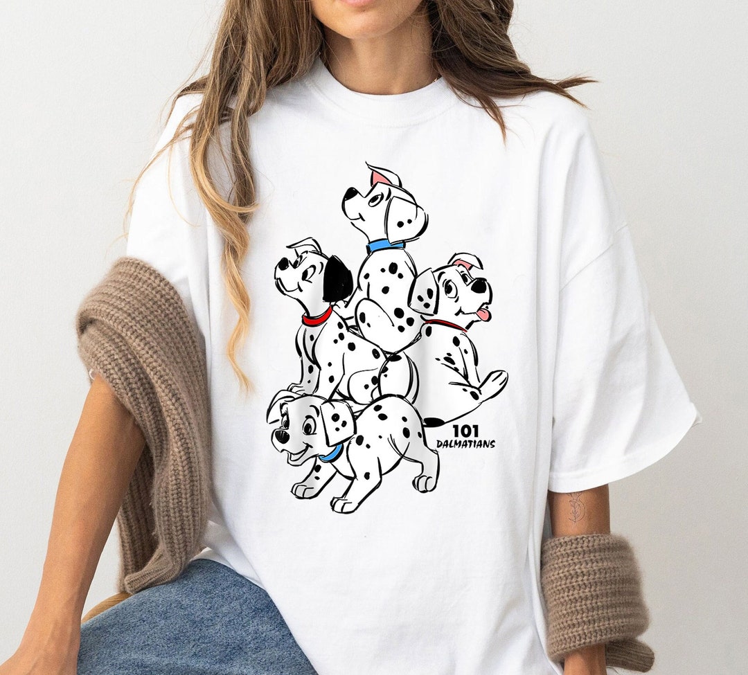 Disney 101 Dalmatians Group Shot Puppies Shirt, Disneyland Family ...