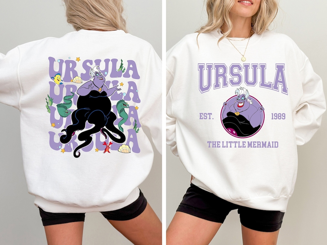 2-sided Disney the Little Mermaid Ursula Shirts, Disney Villains Ursula Shirt, Disney Villains ...