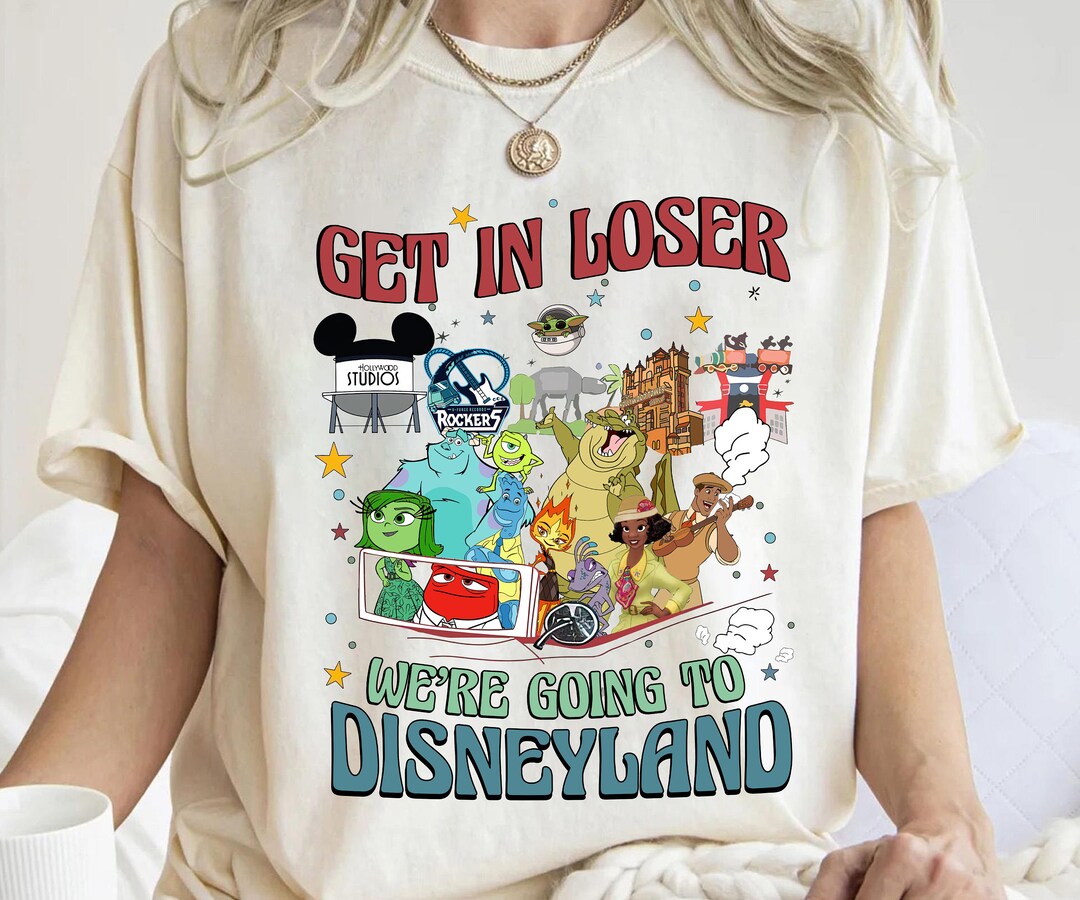 Vintage Get in Loser We're Going to Disneyland Tshirt, Monster Inc ...