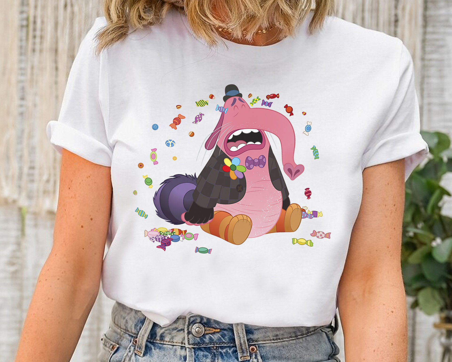 Disney Pixar Inside Out Bing Bong Crying Candy T-shirt, Disneyland ...