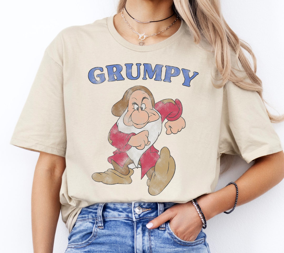 Disney Snow White and the Seven Dwarfs A Grumpy Character T-shirt ...