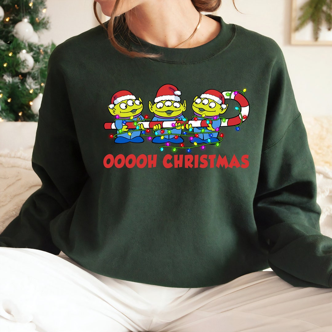 Disney Toy Story Alien Christmas Lights T-shirt Alien Ooooh - Etsy