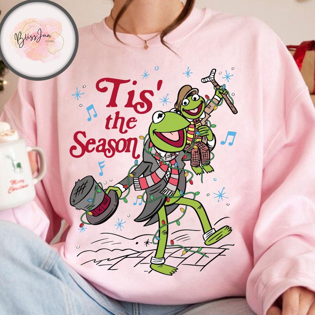 Disney A Muppet Christmas Carol Kermit the Frog and Tiny Tim Tis the ...