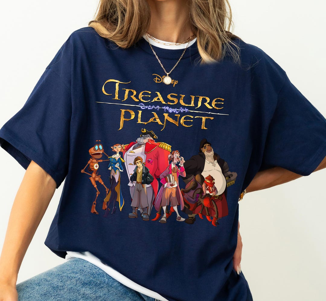 Disney Treasure Planet Vintage Movie Poster Shirt, Treasure Planet Logo ...