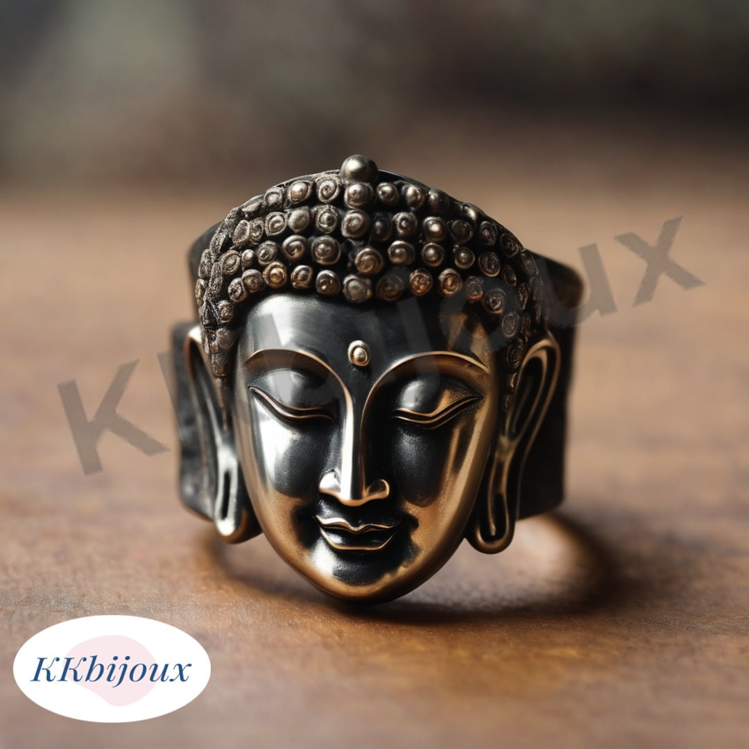 Sterling Silver Buddha Ring Buddhism Meditation Jewelry - Etsy