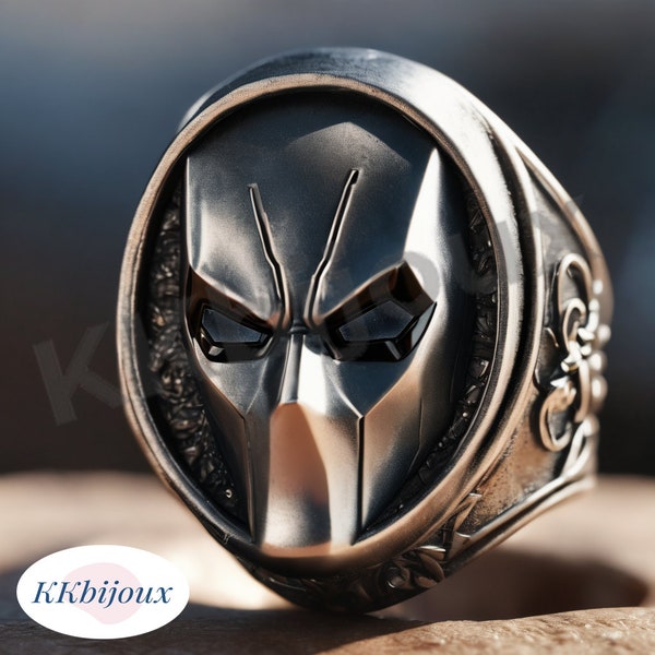 Deadpool Face Ring - Etsy