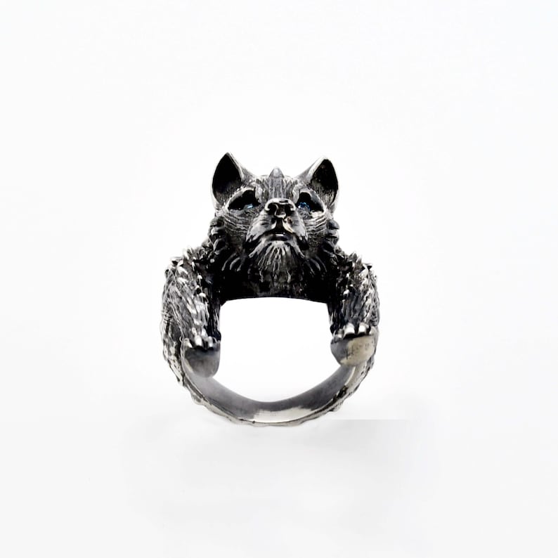 Hyena Ring ,nordic Hyena Head Ring Unisex 316L Stainless Steel Ring ...
