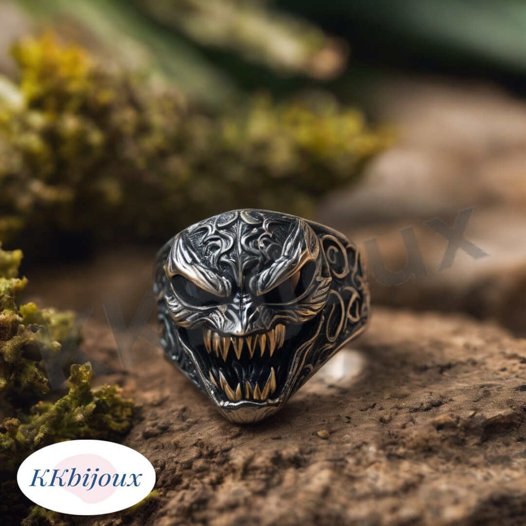 Venom Ring-marvel-movie Ring-superhero Ring-horror Jewelry-gift for Her ...
