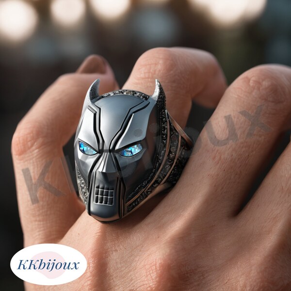 Deadpool Face Ring - Etsy