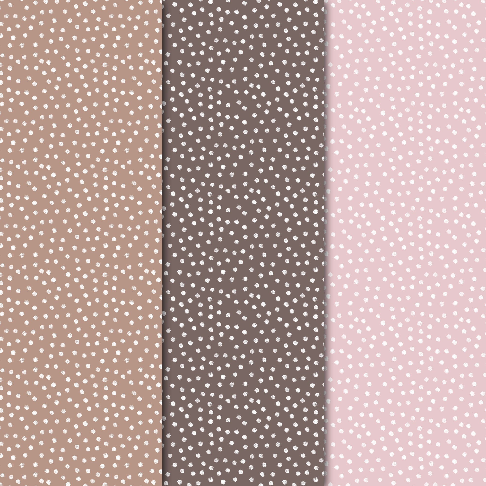 Seamless Chalk Dots Pattern Design Polka Dot Background Abstract Crayon ...