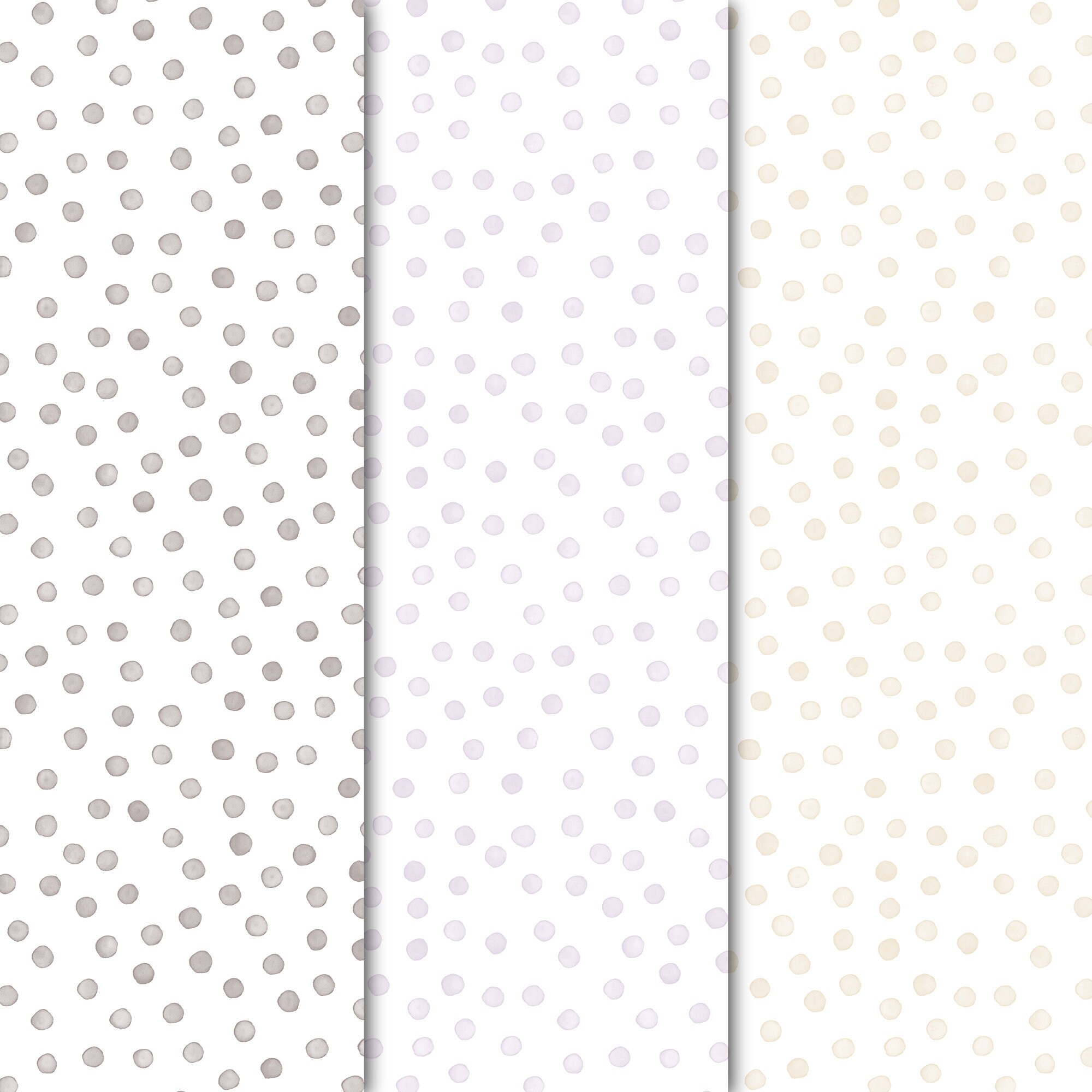Seamless Watercolor Dots Pattern Design Polka Dot Background Abstract ...
