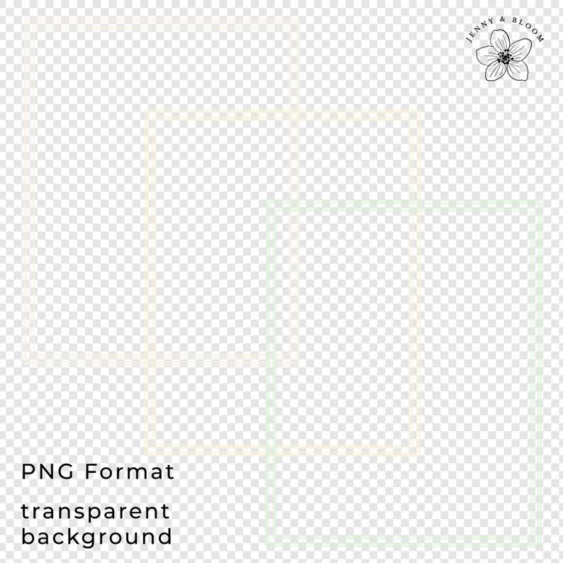 Watercolor Rectangle Border Design – Frame Clipart - Abstract ...