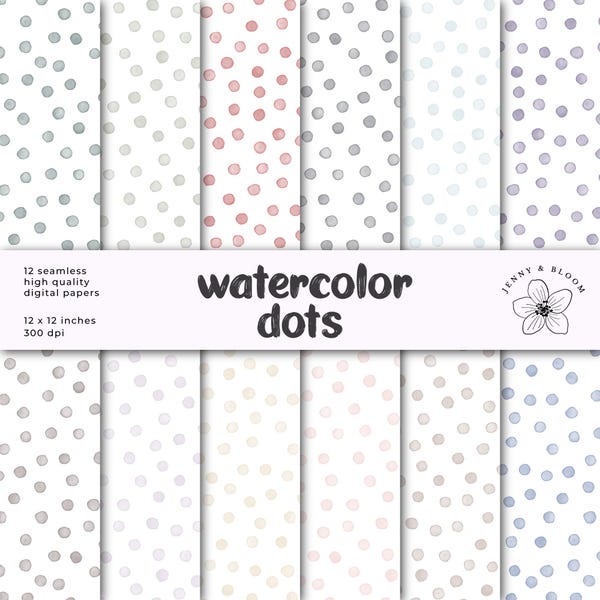 Polka Dot Background - Etsy