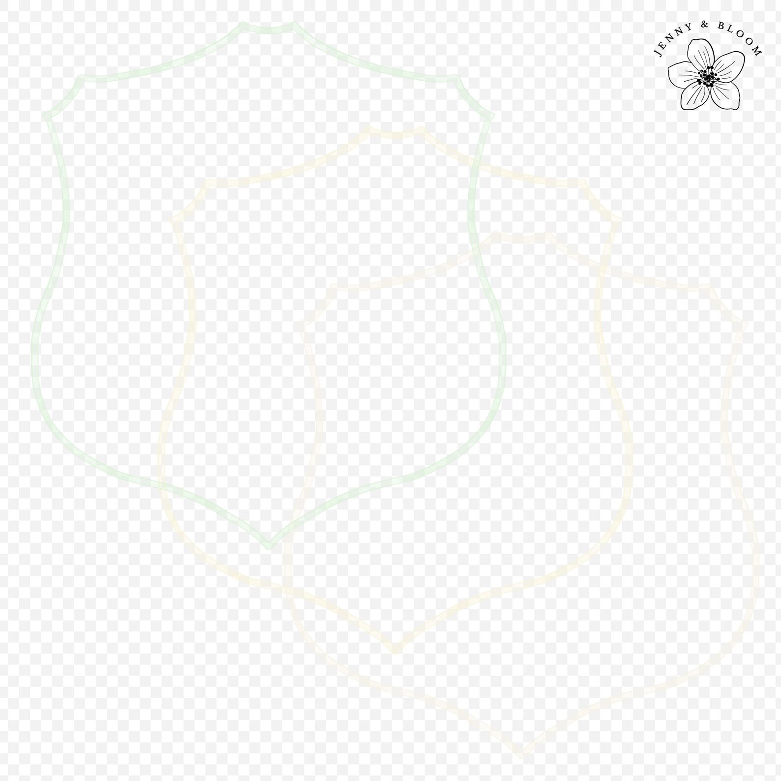 Basic Watercolor Coat of Arms Border Design – Frame Clipart - Abstract ...