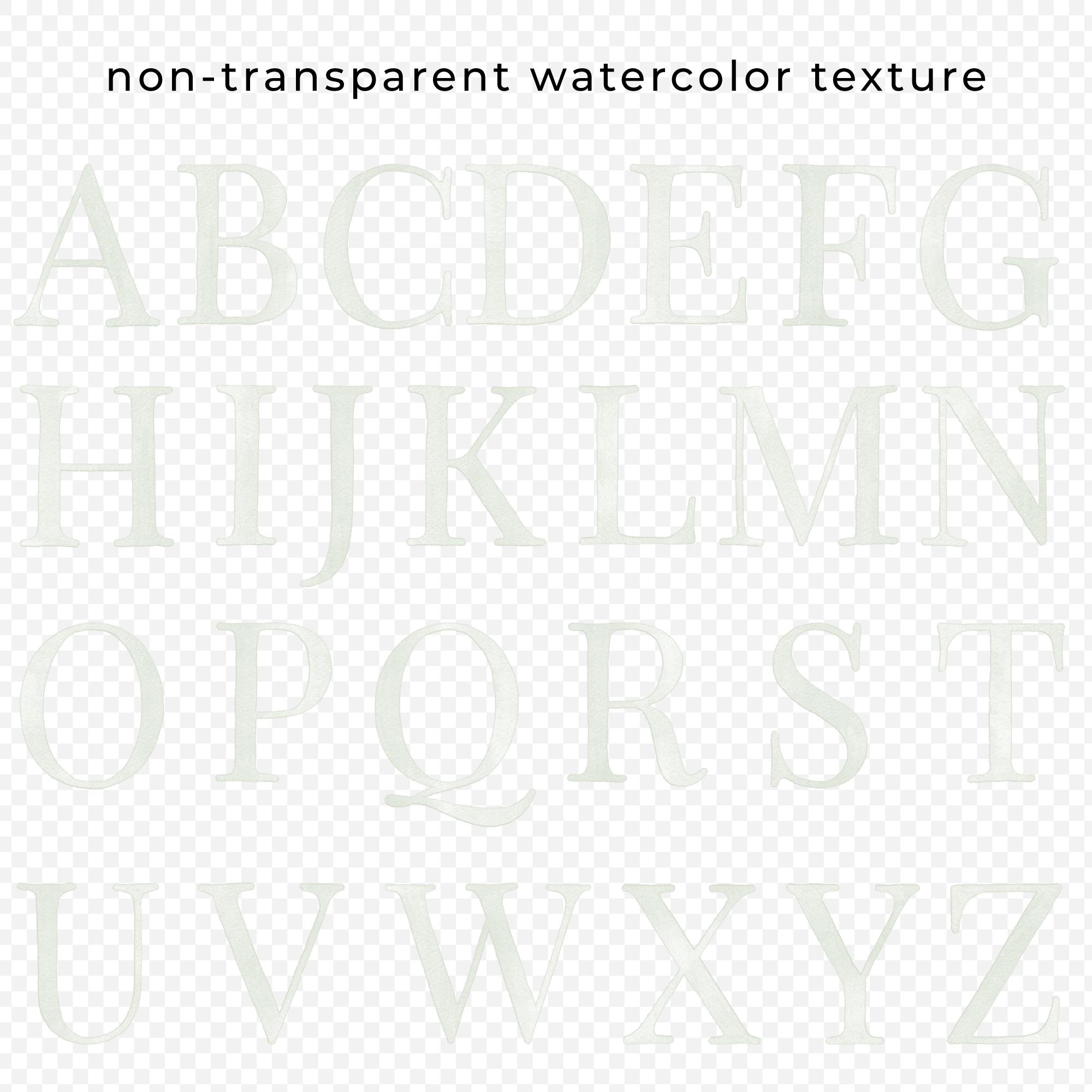 Watercolor Alphabet Watercolor Letter Clipart Png Watercolor Abc ...