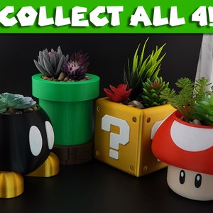 Super Mario Warp Pipe Planter - Etsy