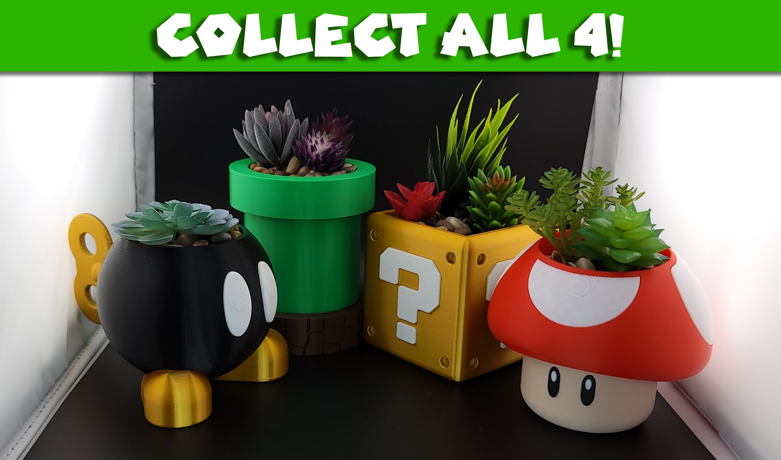 Super Mario Warp Pipe Planter - Etsy