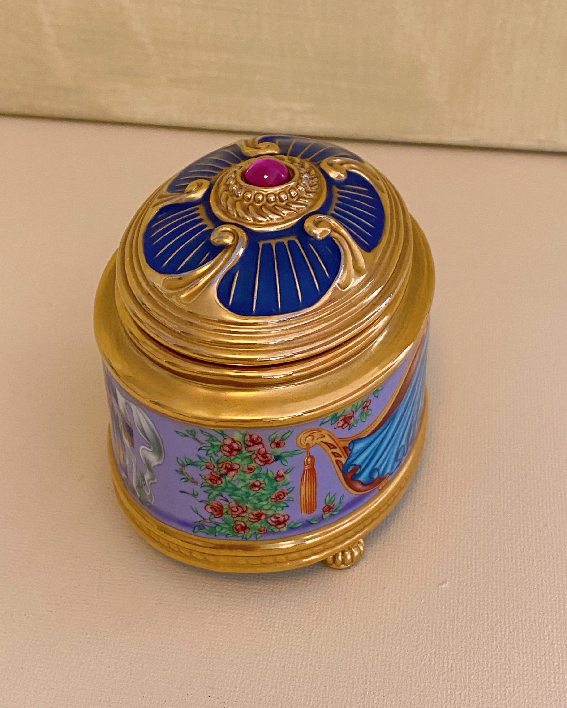 Vintage Franklin Mint House of Fabergé Sleeping Beauty Music Box ...