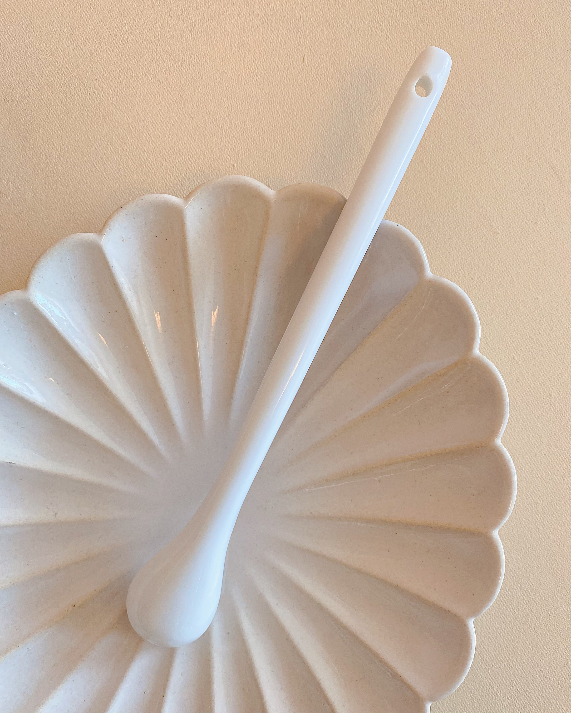 St Dalfour Porcelain Spoon, Blue and White French Pottery, Jam Spoon ...