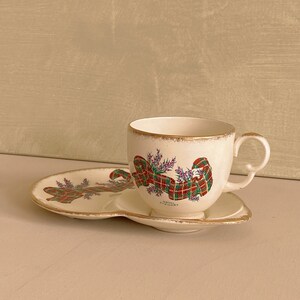Vintage Crown Devon Tartan Series Royal Stewart Tennis Cup Saucer Set ...