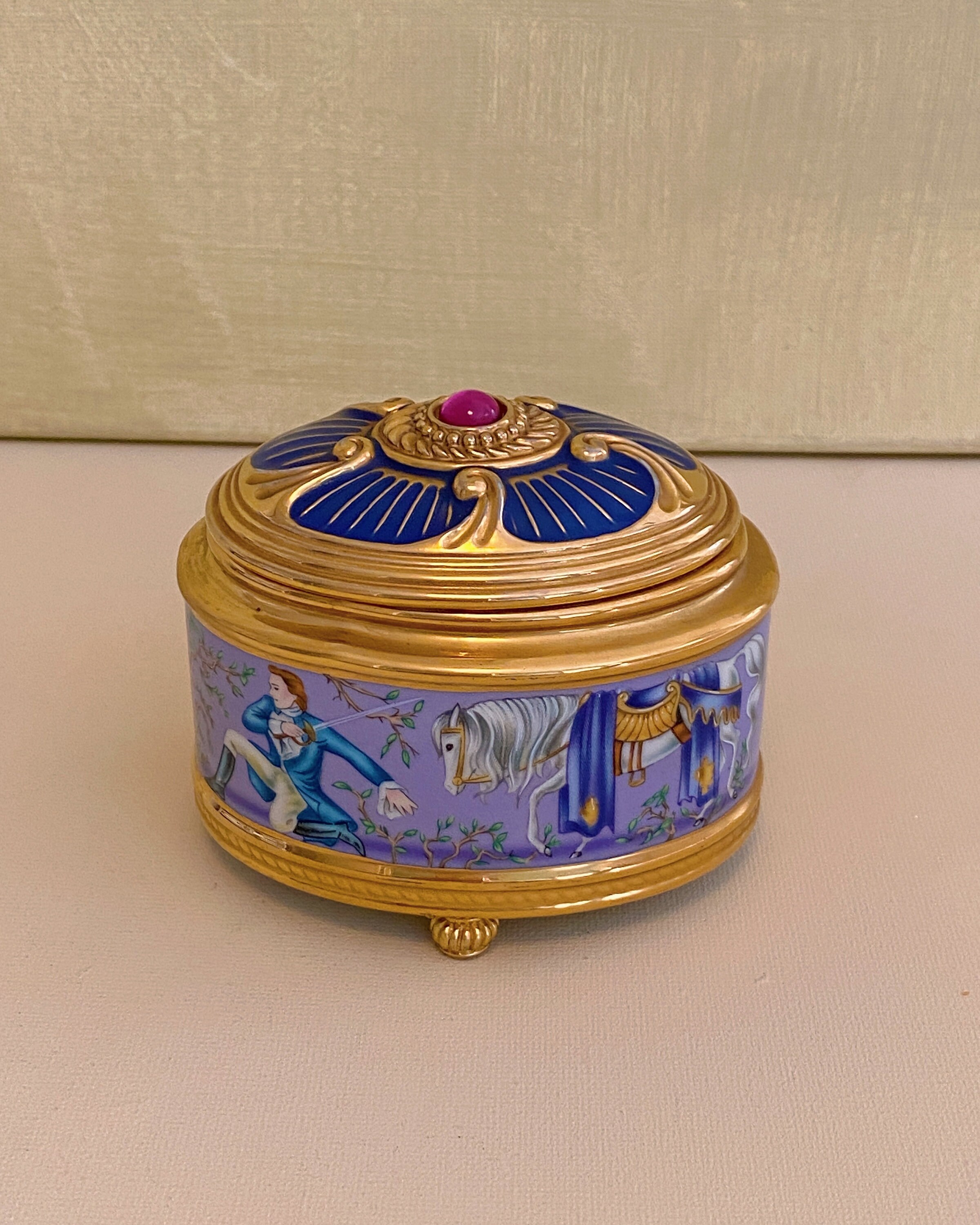 Vintage Franklin Mint House of Fabergé Sleeping Beauty Music Box ...